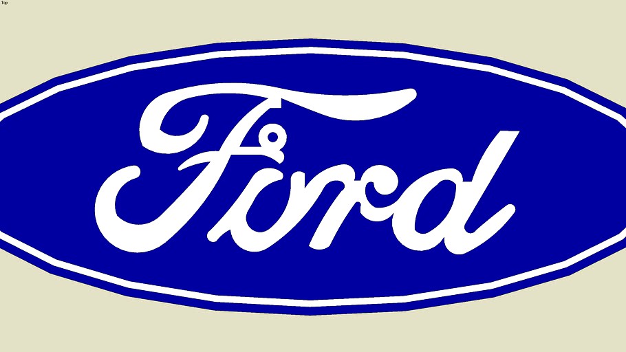 Ford Logo 3d model