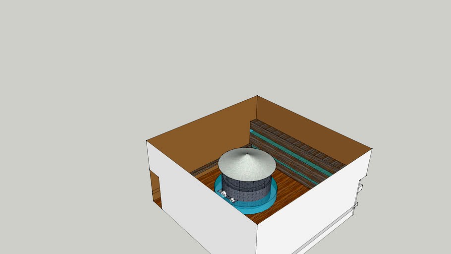 USS Monitor Exhibit 3d model