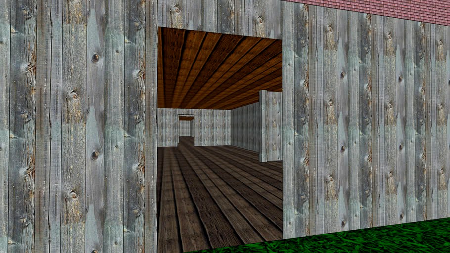 Wooden Maze - Sketchup 7. 3d model