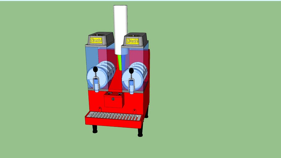 slush machine 3d model