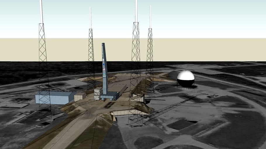 Launch Complex 41 3d model