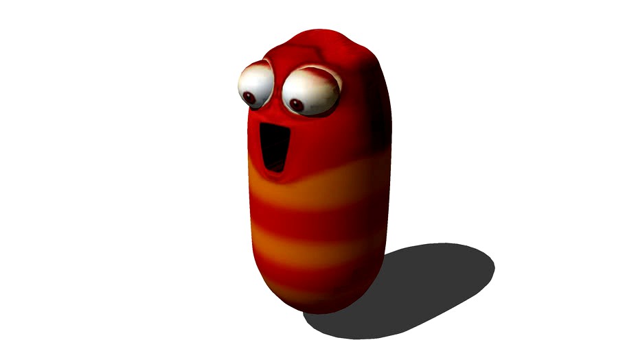 larva red(라바 레드) 3d model