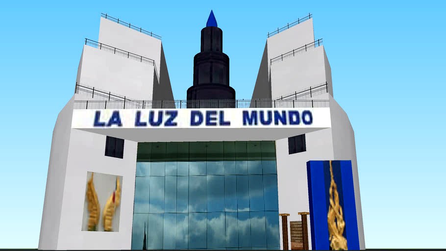 Templo 'La Luz del Mundo' en Fortin de la Flores 3d model