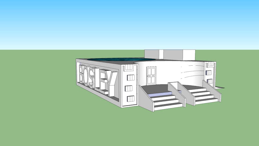 Carved Building 3d model