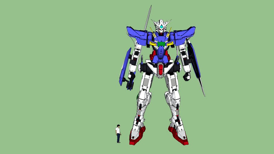 GN-001 Gundam Exia 3d model