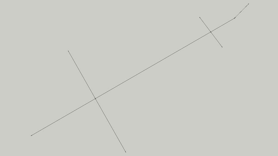 Stick Figure Plane MK2 3d model
