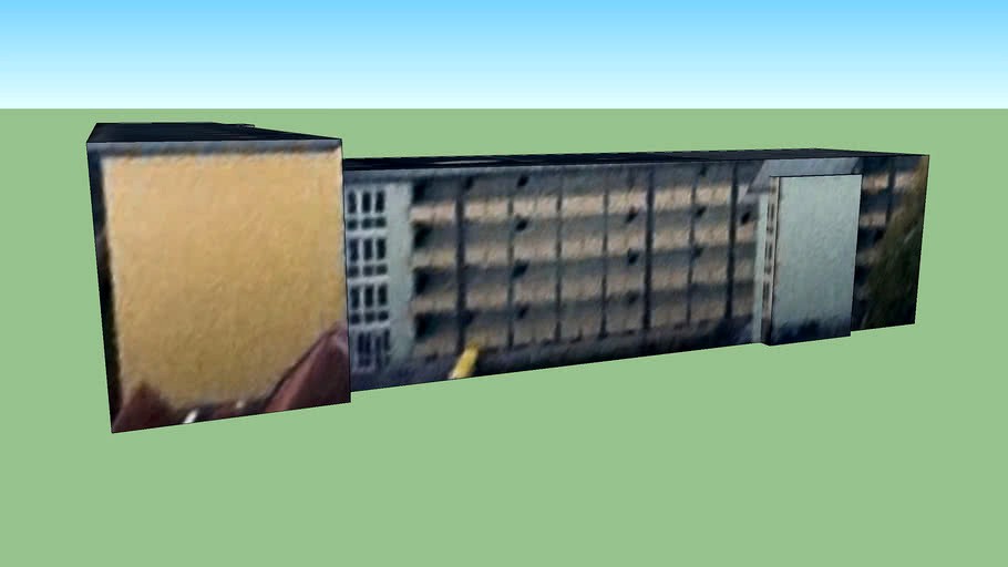 Edificio in Norimberga, Germania 3d model