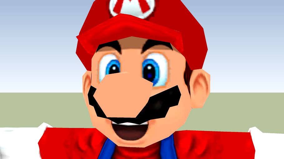 MARIO FACE 2 3d model