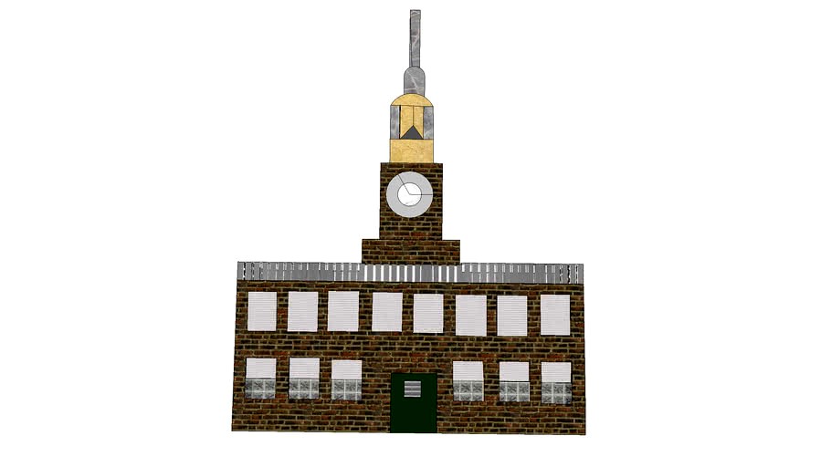 Independence hall 3d model