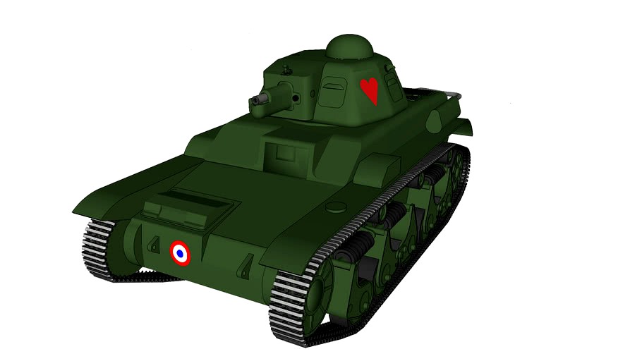 Char Francais R.35 3d model
