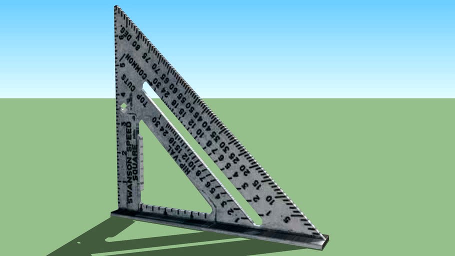 Swanson Speed Square 3d model