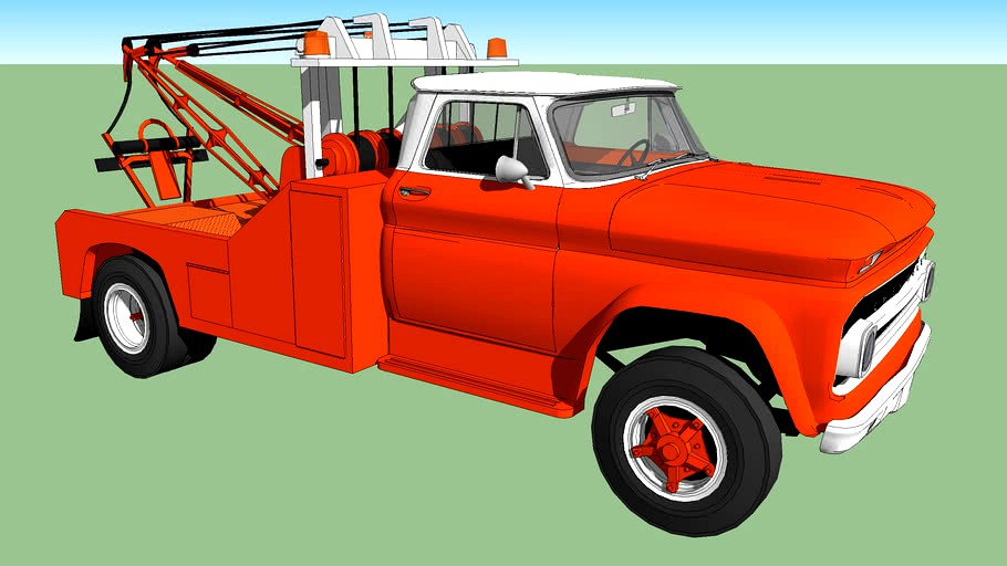 1966 CHEVROLET C-60 HOLMES 600 WRECKER 3d model