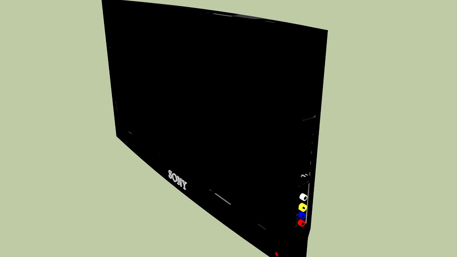 LCD TV 3d model