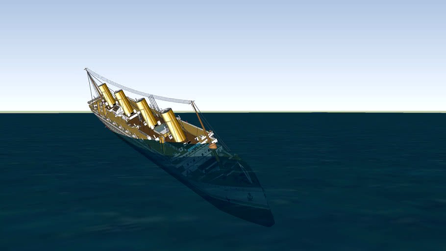 HMHS Britannic's Final Moments 3d model