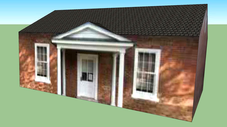 Historic Goochland Courthouse 3d model