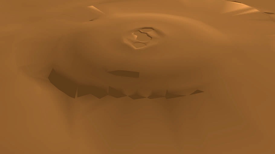 Olympus Mons 3d model