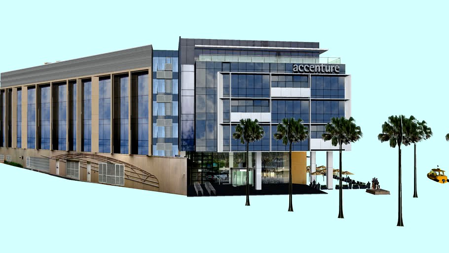 Google Headquarters Sydney (Workplace6 Building) 3d model