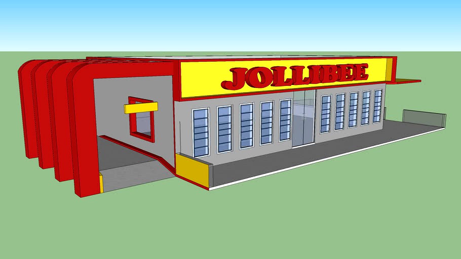 Jollibee Store 3d model