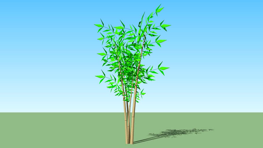 bamboo tree 3d model