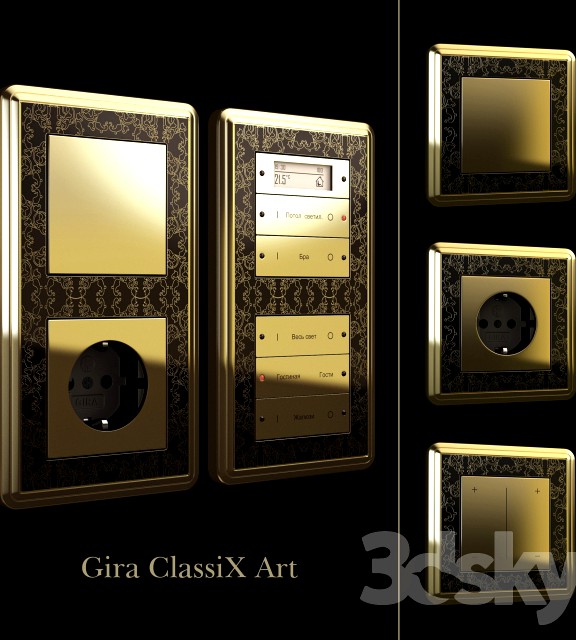 Gira / ClassiX Art 3d model