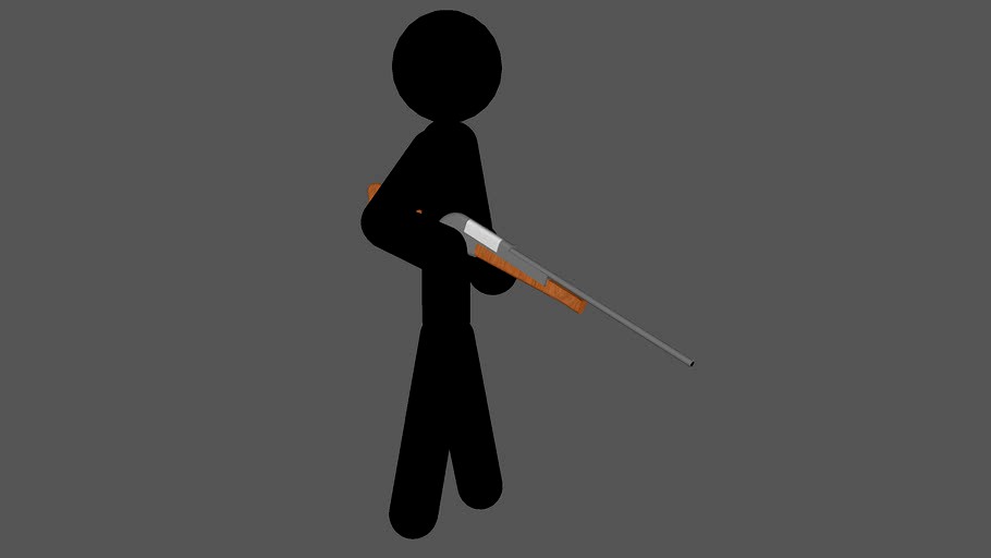 3D Stickman model