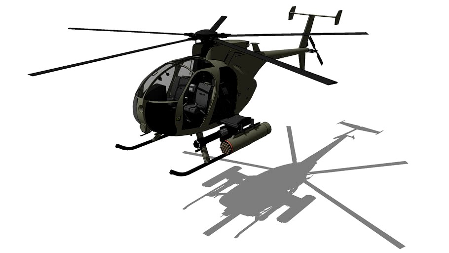 Boeing AH-6 'Little Bird' 3d model