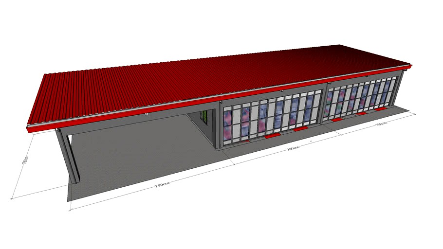 Toyota Warehouse 3d model