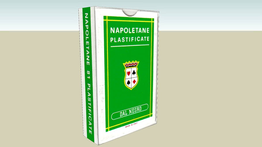 Carte Napoletane - box 3d model
