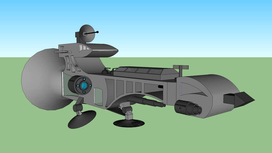 Alien Mother Ship 3d model