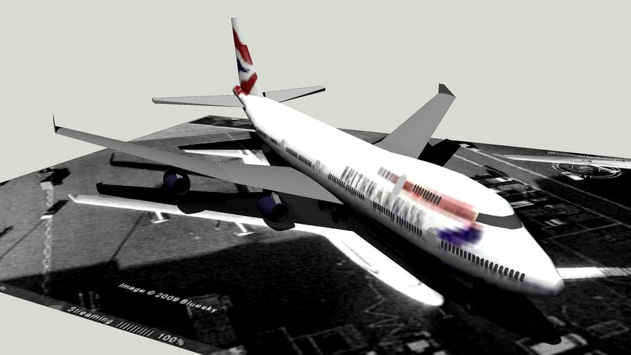 Boeing 747 3d model