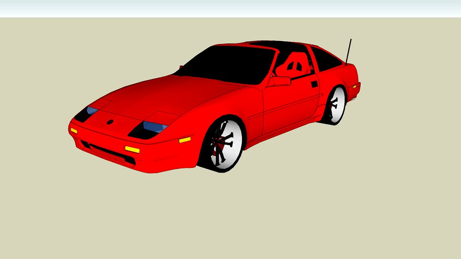 1987 Nissan 300ZX Z31 Modified 3d model