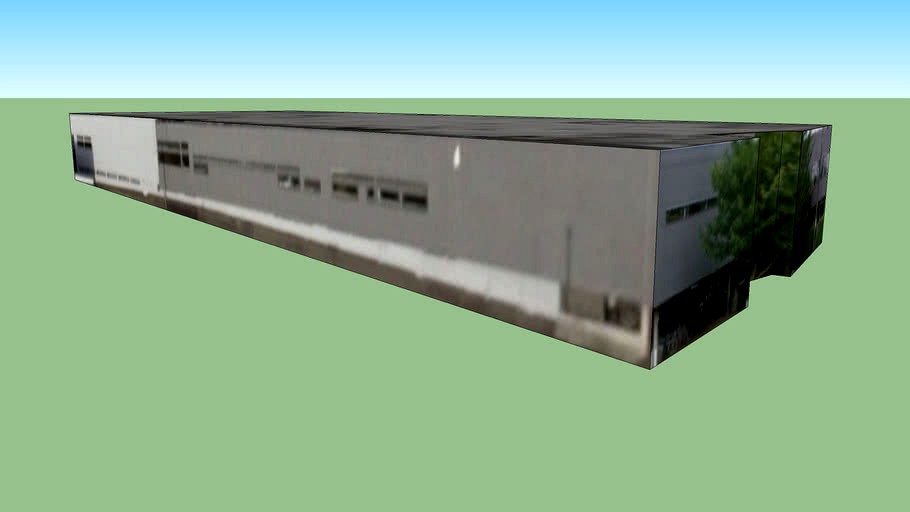 Otto Miller Hall 3d model