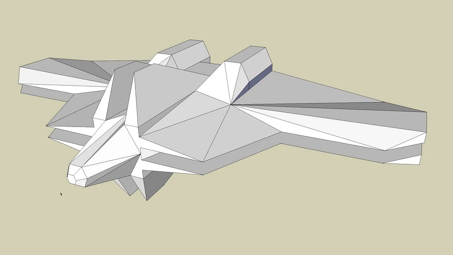 Raven Class Patrol Ship 3d model