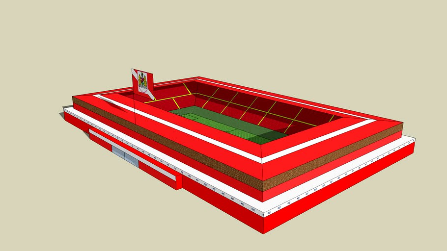 Ashton gate reconstruction 3d model