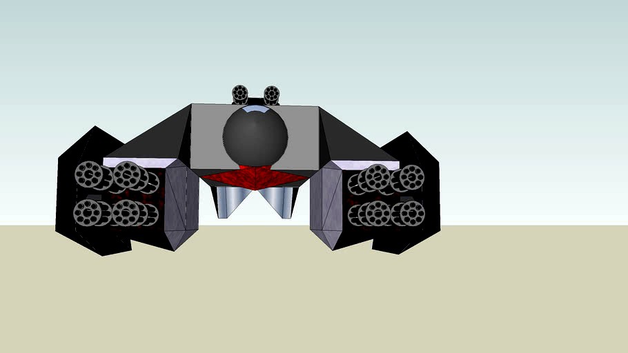 Ai Air War Gunship 3d Model