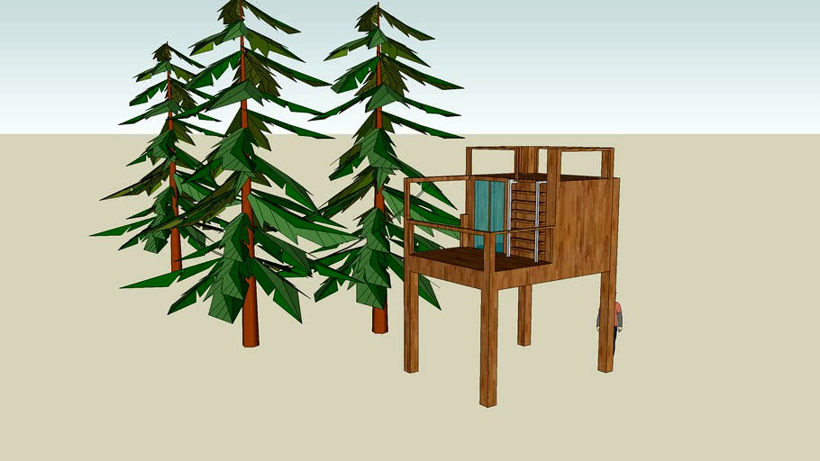 zipline 2 3d model