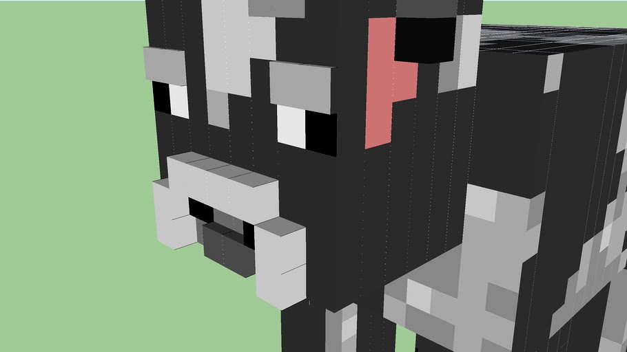 Minecraft Cow 3d model