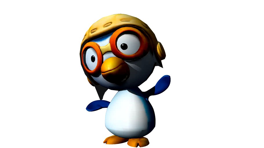 뽀로로-Pororo (Korean animation character) 3d model