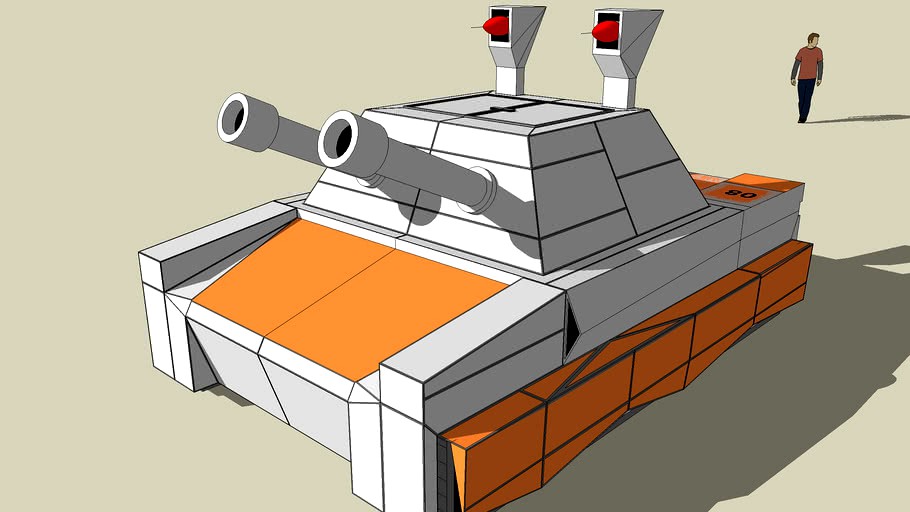 Mammoth Tank. 3d model