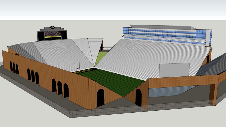 Kinnick Stadium 3d model