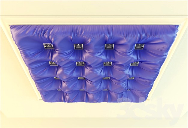 ceiling drapery 3d model