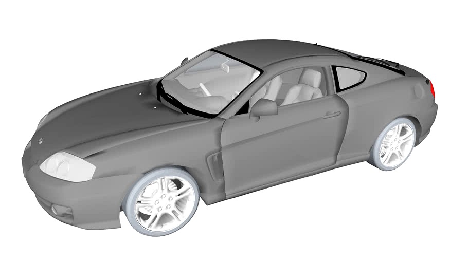 Hyundai Tiburon 2005 3d model