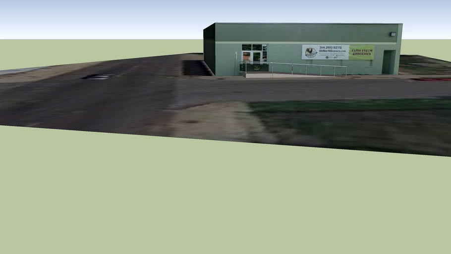 Co Op with ramp 3d model