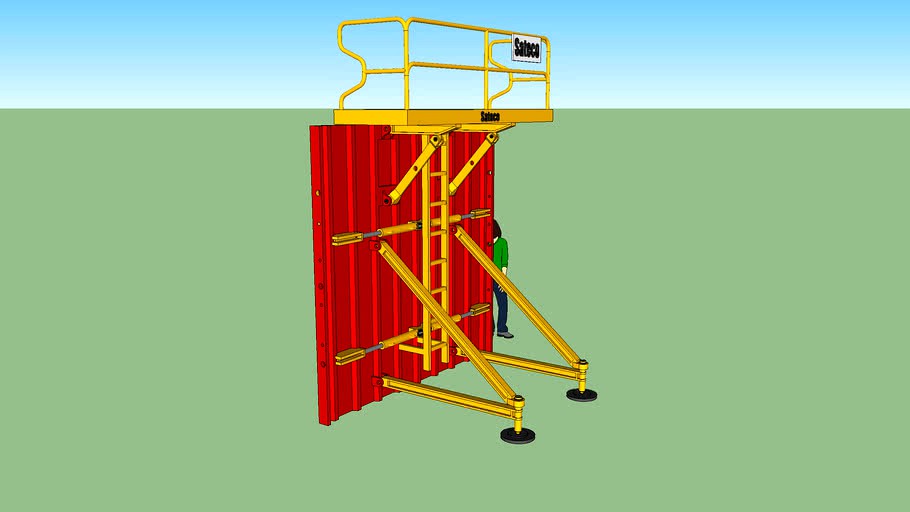 Coffrage banche sateco 3d model