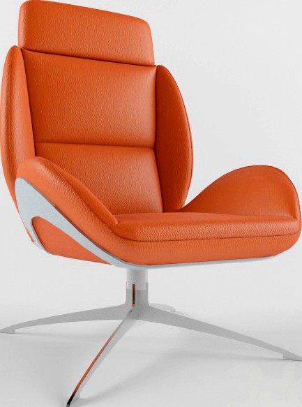 Mercedes Benz office chair 3d model