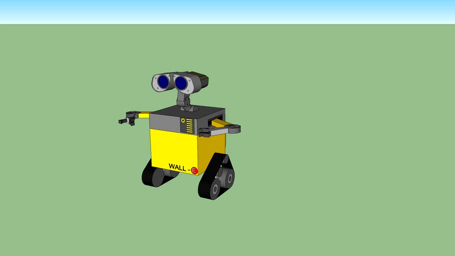 wall-e simple 3d model