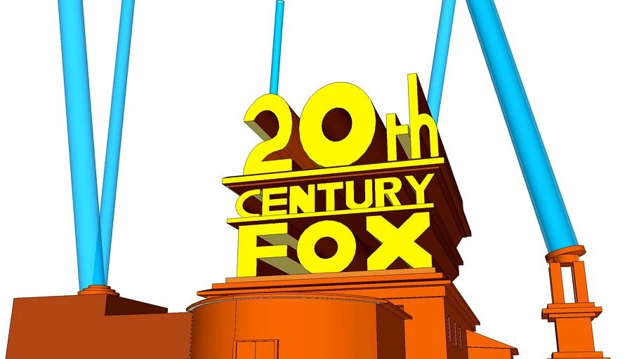 20th Century Fox (better version) 3d model