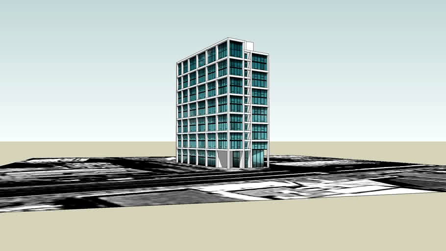 Edificio Centro Manquehue 3d model