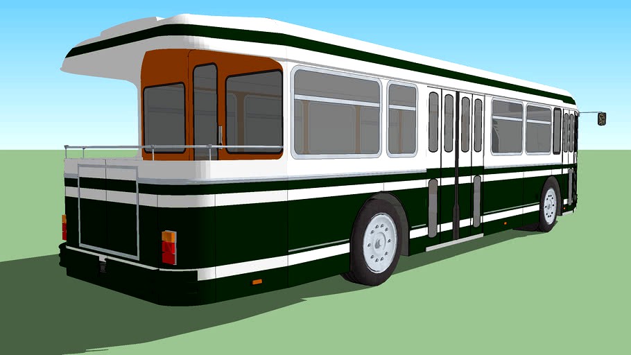 Bus-RATP-Saviem SC10-UB-plateforme 3d model