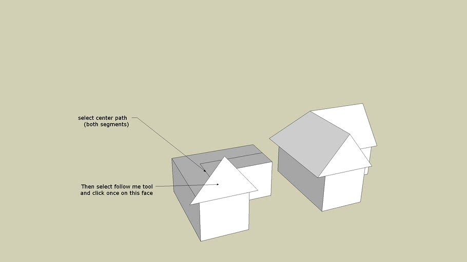 l-shaped roof tutorial #2 3d model